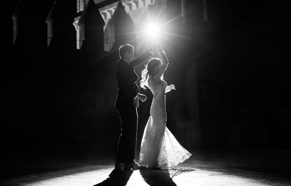 Moonlight dance at castle - Honeyfund Blog
